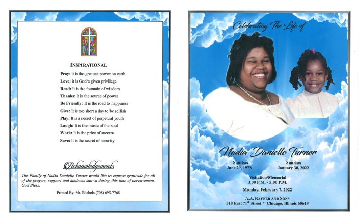 Nadia D Turner Obituary | AA Rayner and Sons Funeral Homes Nadia D Turner Obituary | AA Rayner and Sons Funeral Homes