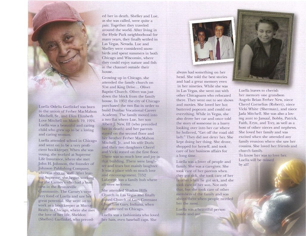 Luella O Garfinkel Obituary | AA Rayner and Sons Funeral Homes Luella O Garfinkel Obituary | AA Rayner and Sons Funeral Homes