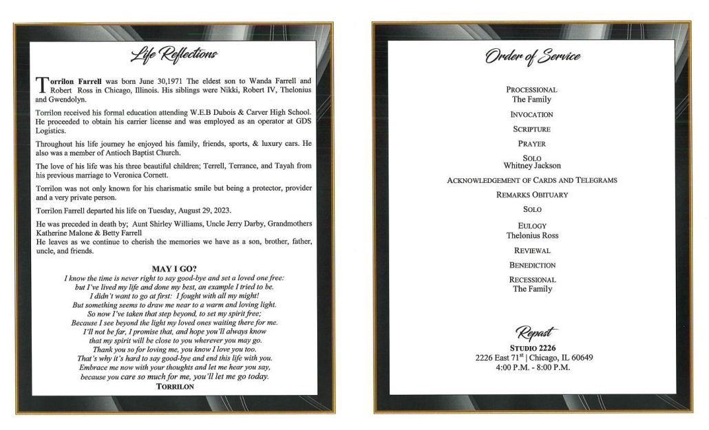 Torrilon Farrell Obituary | AA Rayner and Sons Funeral Homes Torrilon Farrell Obituary | AA Rayner and Sons Funeral Homes