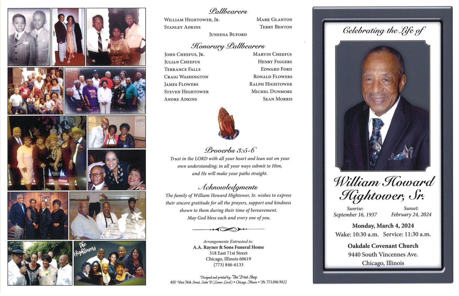 William H Hightower Sr Obituary | AA Rayner and Sons Funeral Homes William H Hightower Sr Obituary | AA Rayner and Sons Funeral Homes
