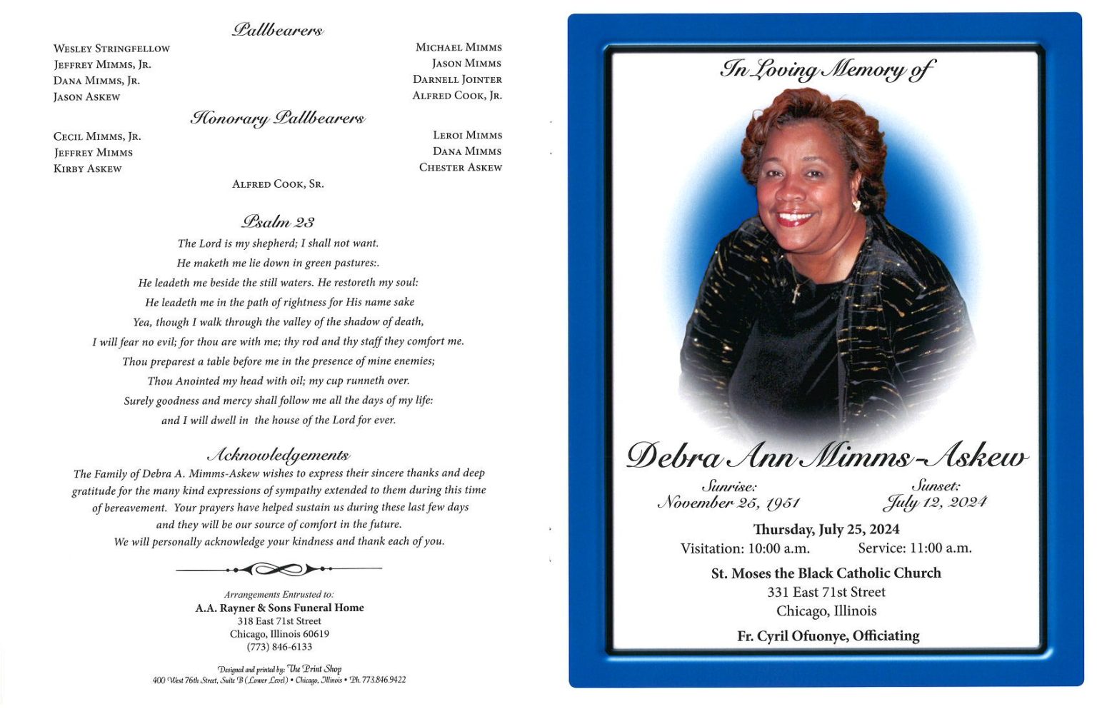 Debra Ann Mimms Askew Obituary | AA Rayner and Sons Funeral Homes Debra Ann Mimms Askew Obituary | AA Rayner and Sons Funeral Homes